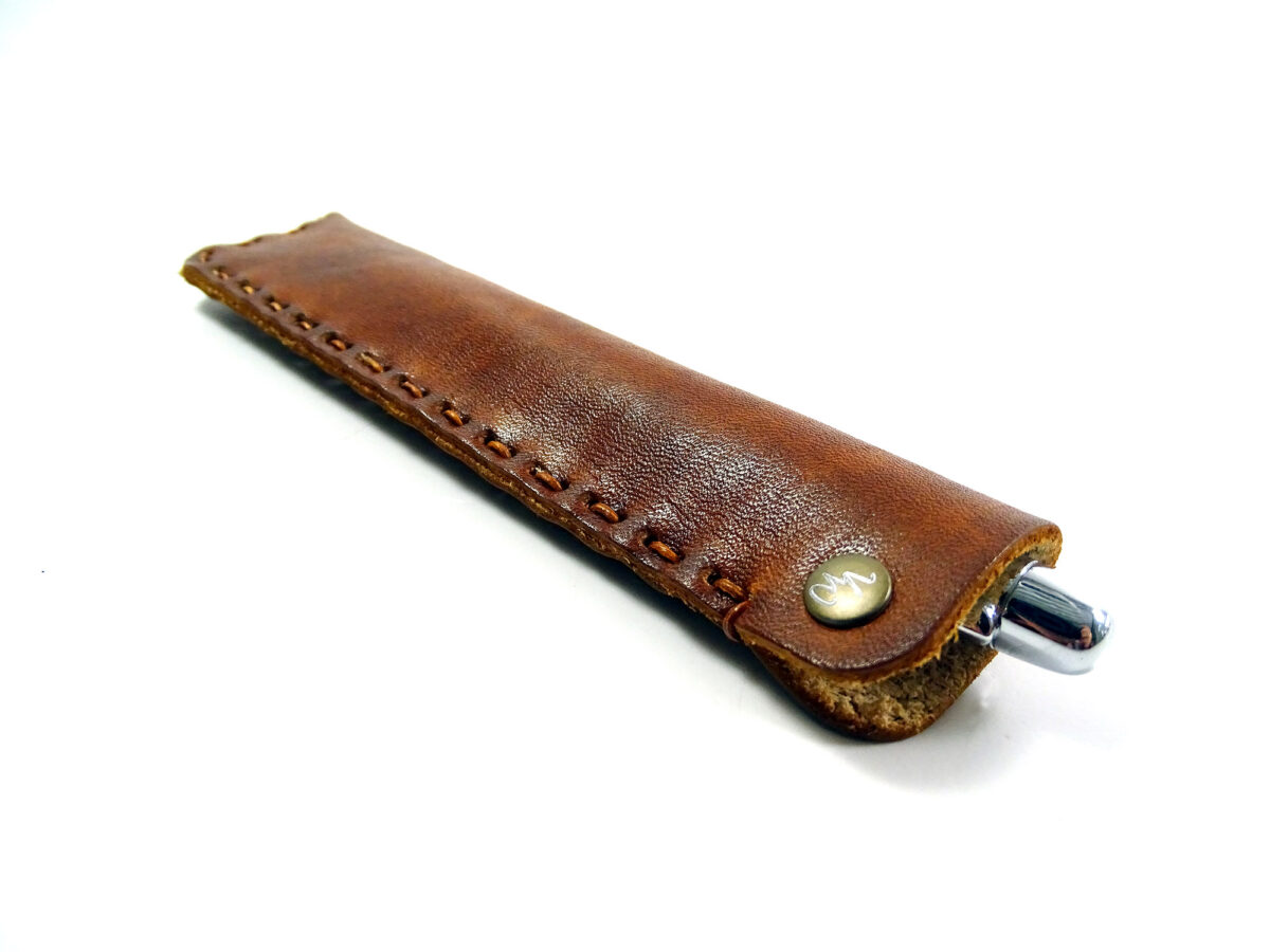 Leder Etui für Schreibgeräte - Soft OX Single Pen Case Lion - Lederbuch