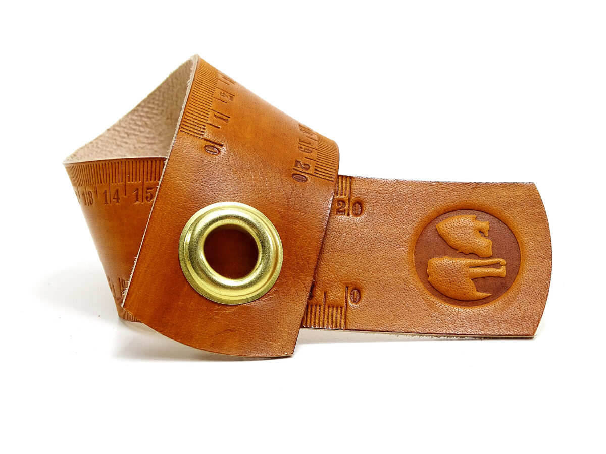 Lineal in Rindleder - OX Ruler Lion 20 - Zentimetermaß mit 20 cm Skala ...