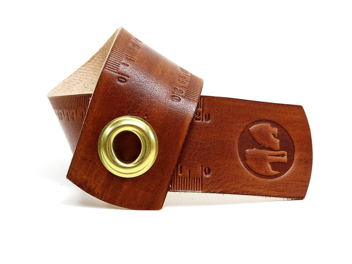 Lineal in Rindleder - OX Ruler Browny 20 - Zentimetermaß mit 20 cm ...