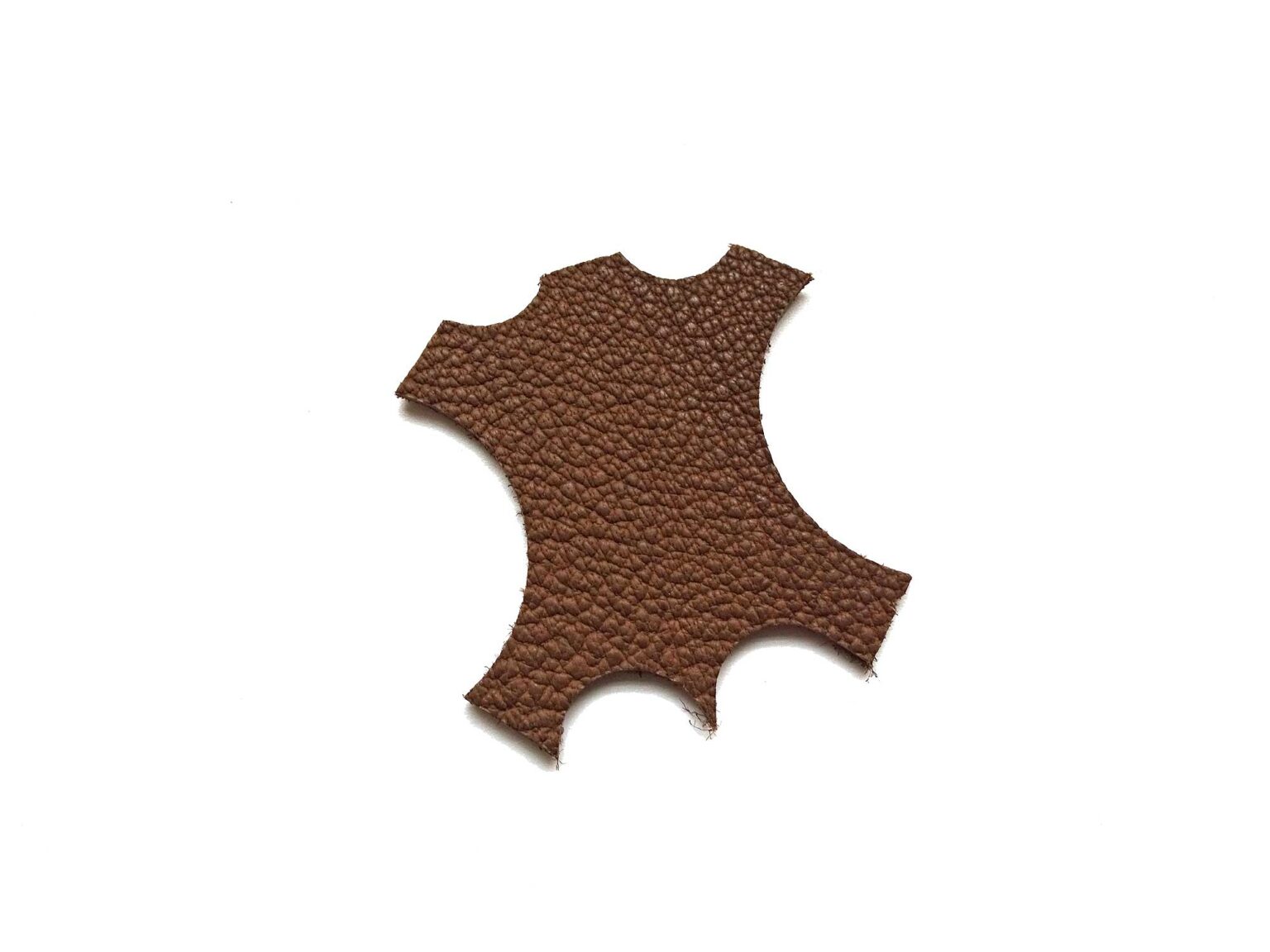 Leder Stanzteil - Echt Leder Zeichen - Buffalo Chocolate - Lederbuch