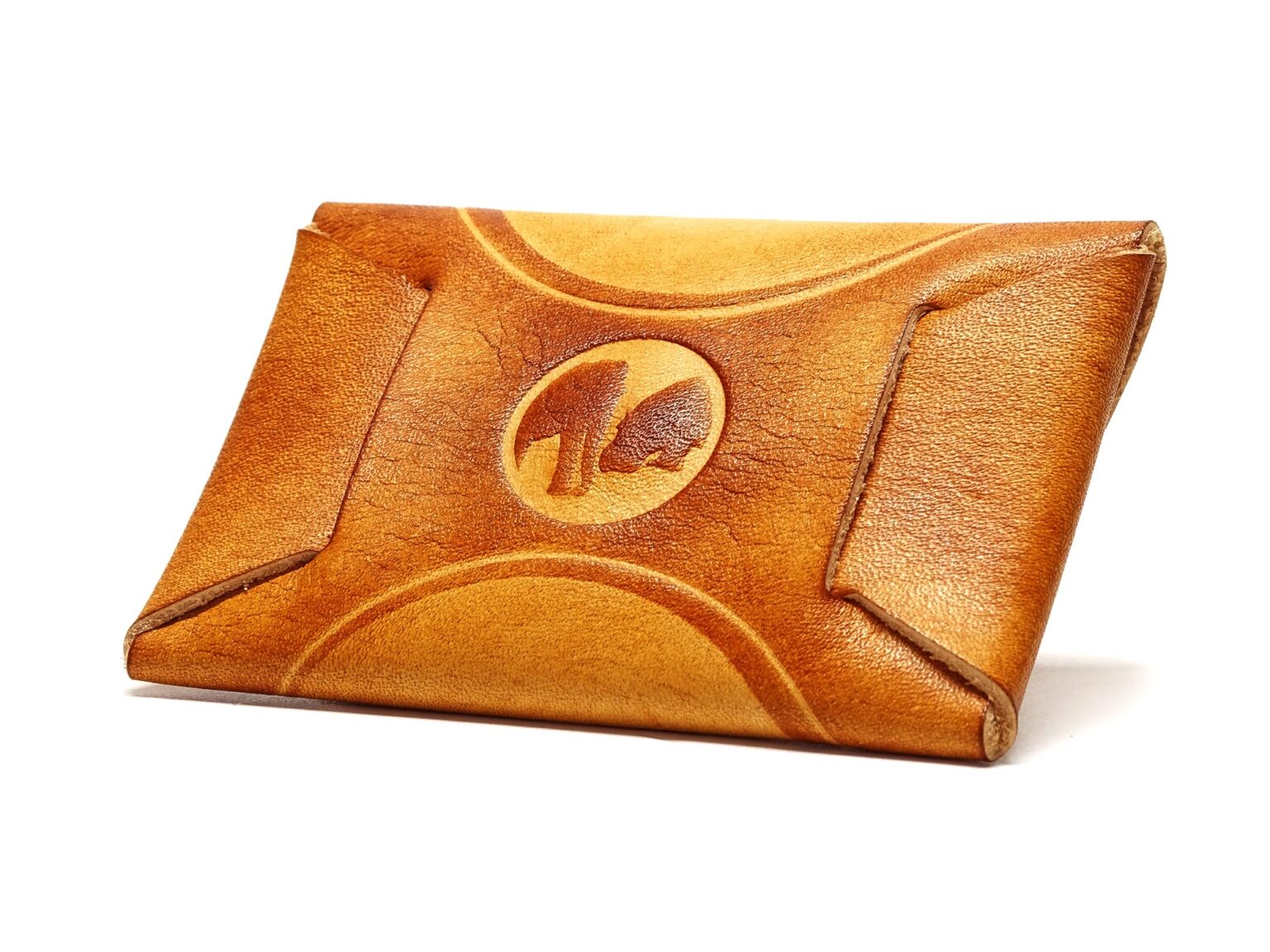 Karten Etui - Cards & Cash Yin Yang Light - Lederbuch